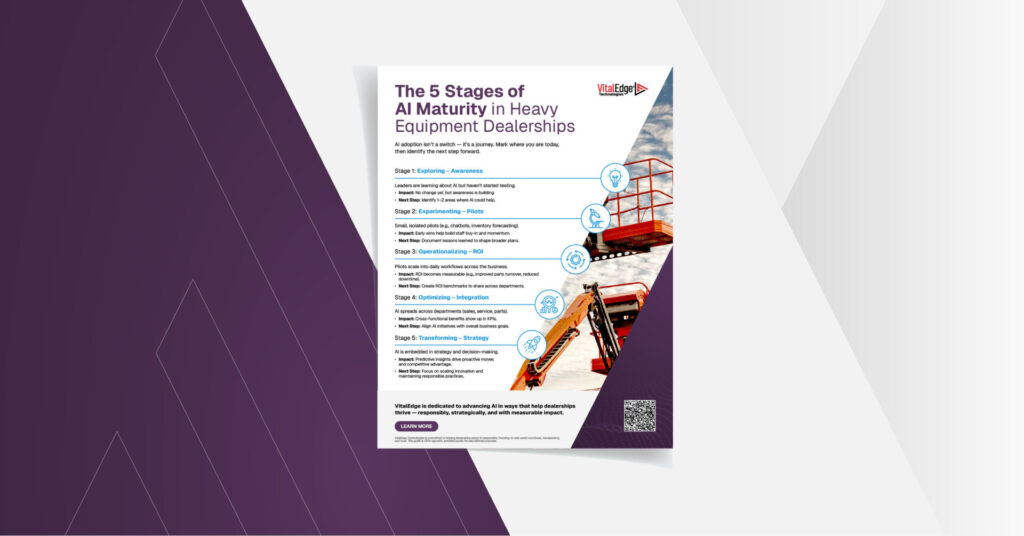 The 5 Stages of AI Maturity in Heavy Equipment Dealerships